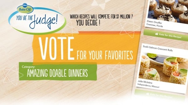 Pillsbury Bake-Off Amazing Doable Dinners - Cooking Contest Central