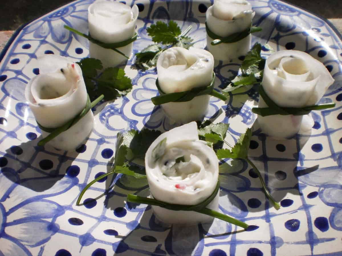 Spicy Radish Spirals - Cooking Contest Central